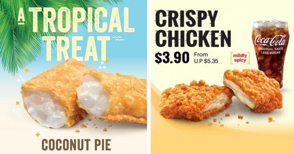 CB Phase 1 Promo: McDonald's Singapore offering 1-For-1 Coconut Pie and ...