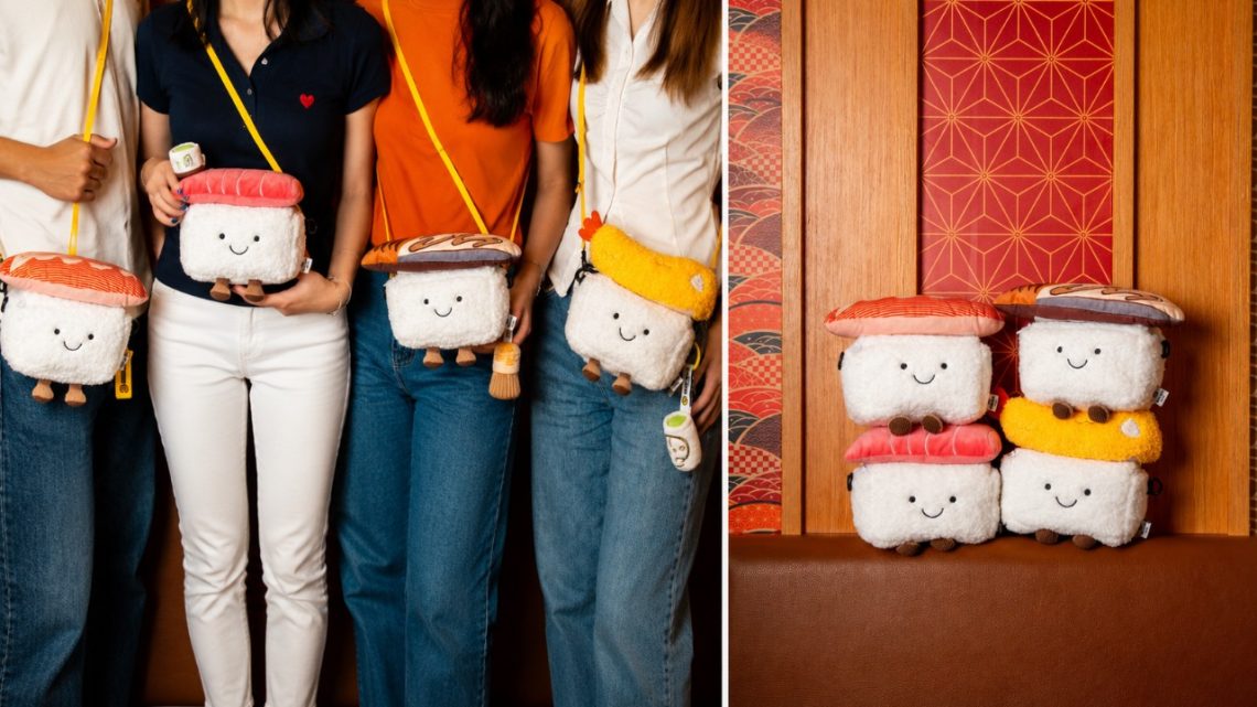 Genki Sushi Plushie Sling Bags Return With 4 New Characters