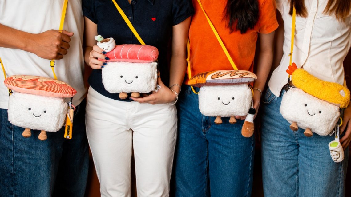 Genki Sushi Plushie Sling Bags Return With 4 New Characters